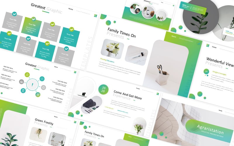 Plantilla de PowerPoint creativa de Argaristation