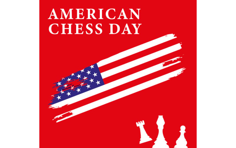 American Chess Day Design Template 08 - TemplateMonster