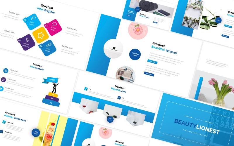 Visual Classic Powerpoint Template #227767 - TemplateMonster