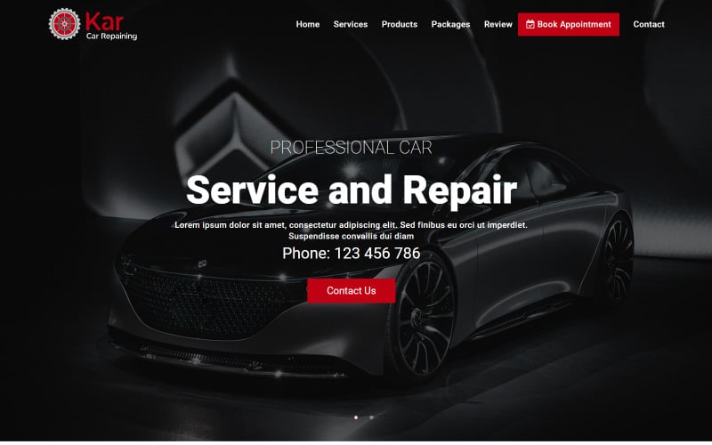 Car - Auto Mechanic & Car Repair Landing Page Template