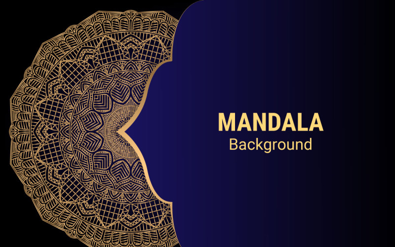 Mandala Islamic Style Luxury arabesco padrão. Fundo de mandala ...