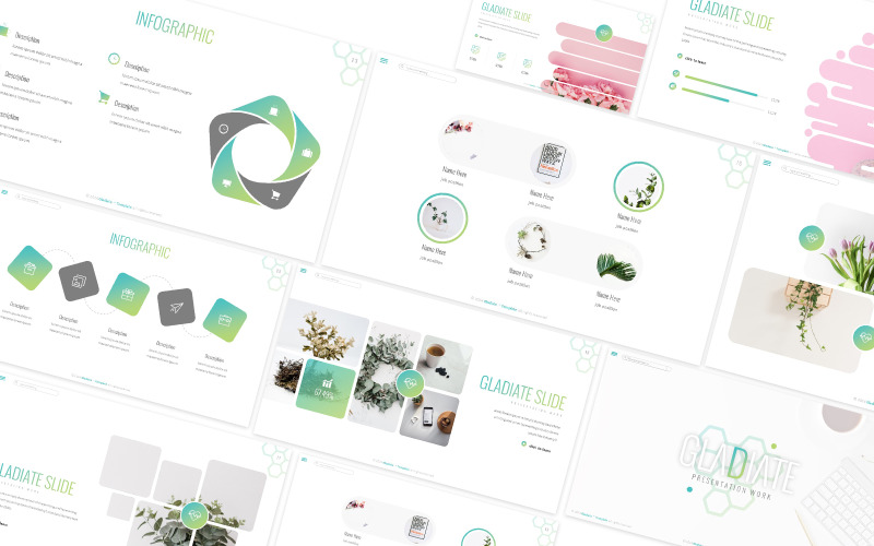 Gladiate Studio Powerpoint Template #273873 - TemplateMonster