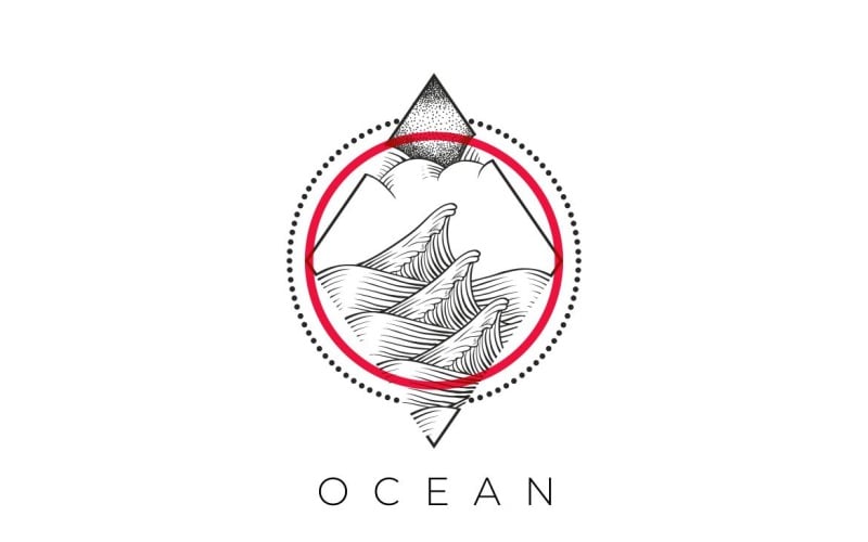 Ocean Logo Design Template #273809 - TemplateMonster