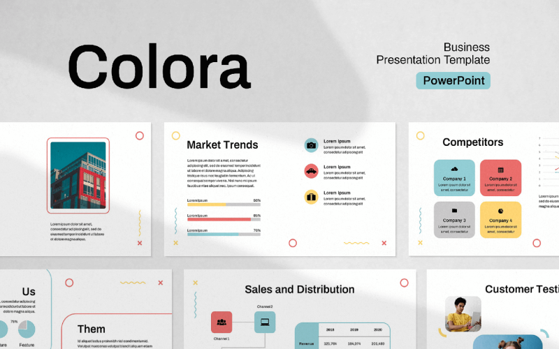 Il modello di presentazione aziendale di PowerPoint