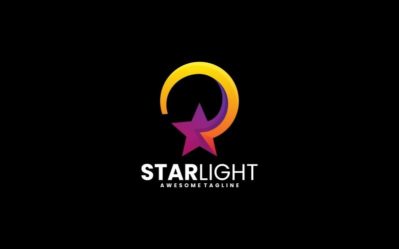 Starlight Gradient Colorful Logo #273912 - TemplateMonster