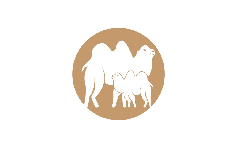 Camel Icon And Symbol Vector Template Illustration 20