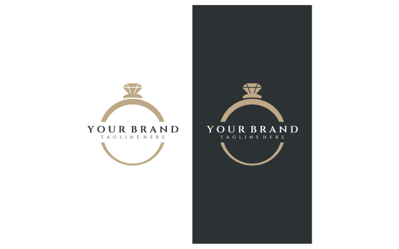 Ehering-Logo-Vektor-Vorlage #274420 - TemplateMonster