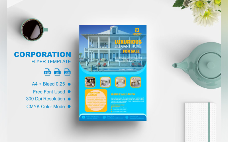 Elegant Home Flyer Template #275008 - TemplateMonster