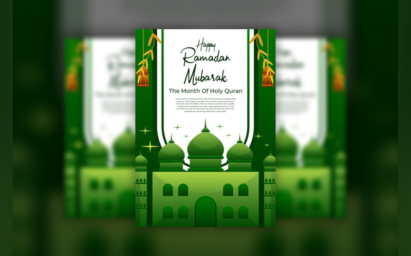 Happy Ramadhan Flyer Template #275012 - TemplateMonster
