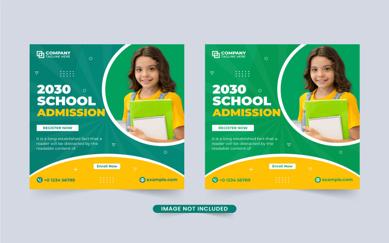 Education and academic promotion vector - TemplateMonster