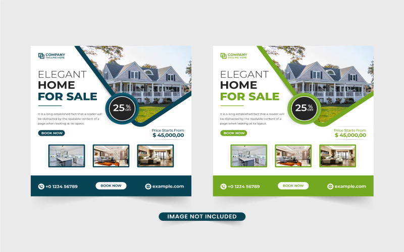 Modern housing template vector design - TemplateMonster