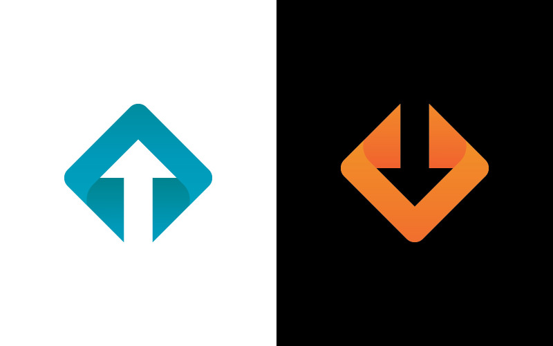 Pfeil-Logo-Vorlage Vector V7 #275365 - TemplateMonster