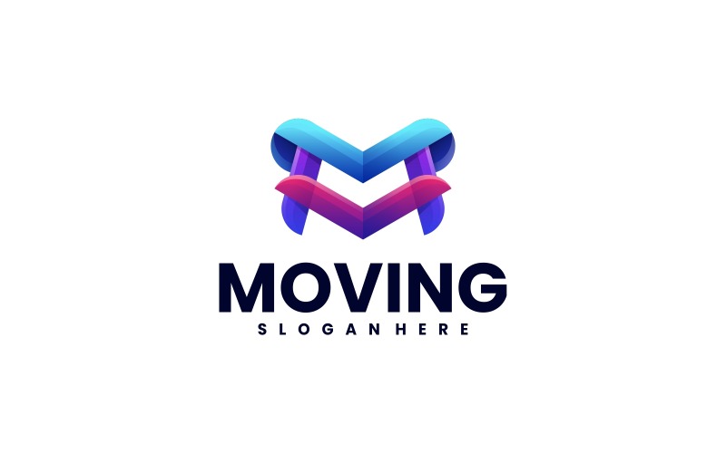 Letter M Gradient Logo Style 4 #275420 - TemplateMonster