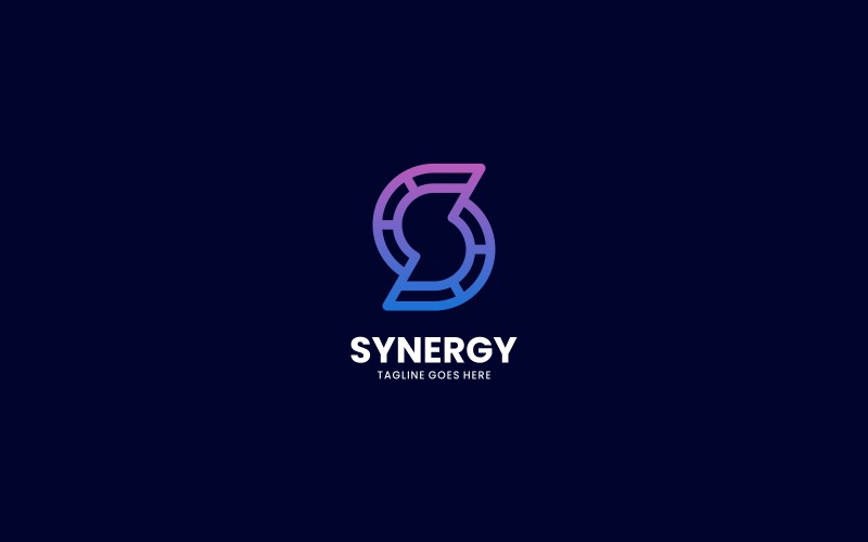 Letter Synergy Line Art Logo #275718 - TemplateMonster