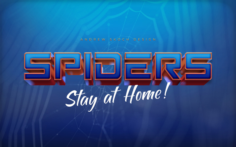 Spiders Text Effect Template #275892 - TemplateMonster
