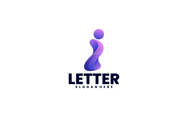Letter I Gradient Logo Template #276259 - TemplateMonster