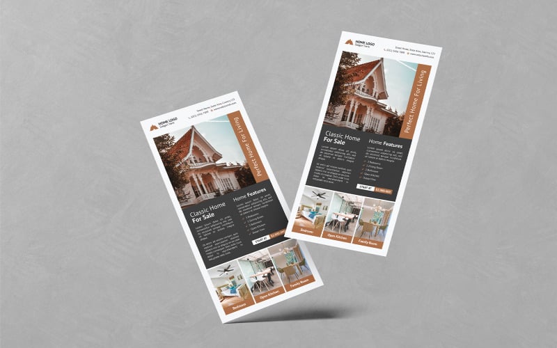 Modern Design Real Estate DL Flyer #276581 - TemplateMonster