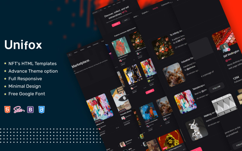 Cryptocurrency Html Web Sitesi Şablonları Html Ve Css Temalarını İndirin