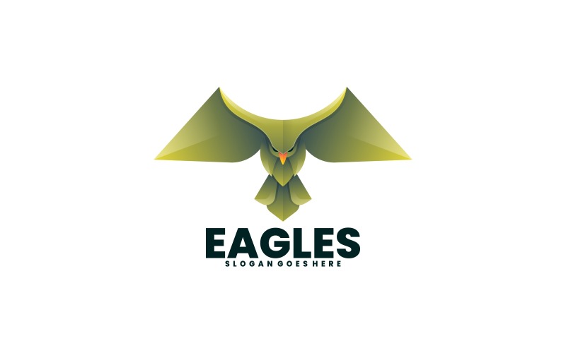 Eagle Gradient Logo Style Vol.5 #277125 - TemplateMonster