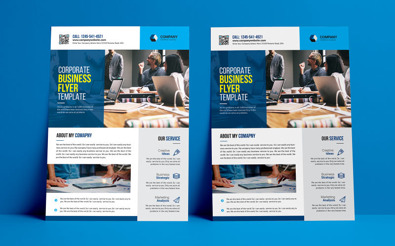 Dépliant commercial du projet d'entreprise V.034