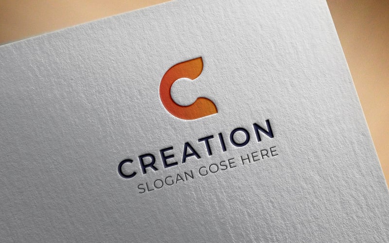 Creation Logo Design c latter logo template - TemplateMonster