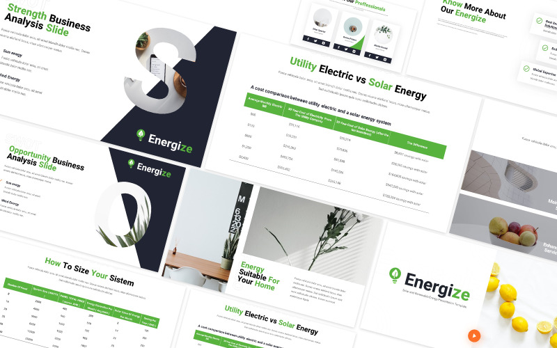 Solar Energy Google Slides Templates - Google Slides Themes for Solar ...