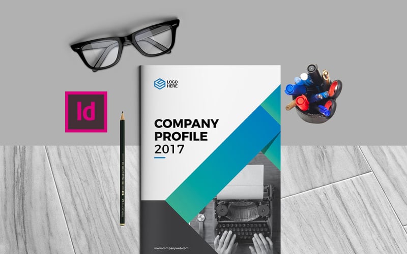 Corporate Business Profile Template file - TemplateMonster