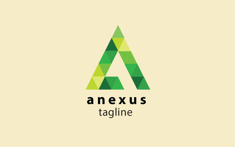 Iş Anexus A Harfi Logo #279108 - TemplateMonster