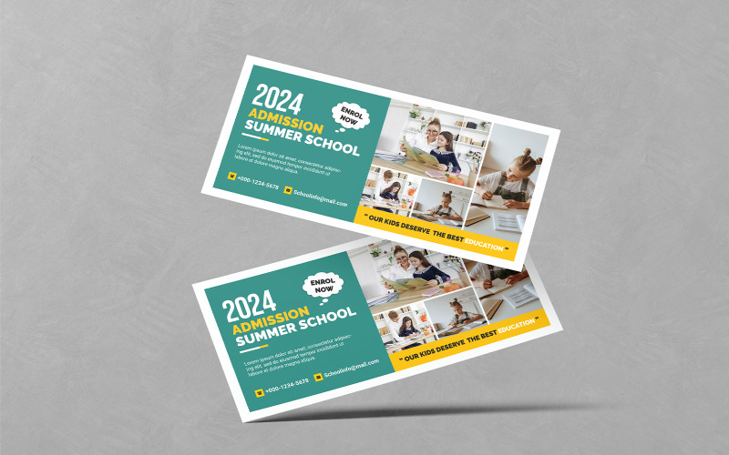 School DL Flyers PSD Design Templates - TemplateMonster