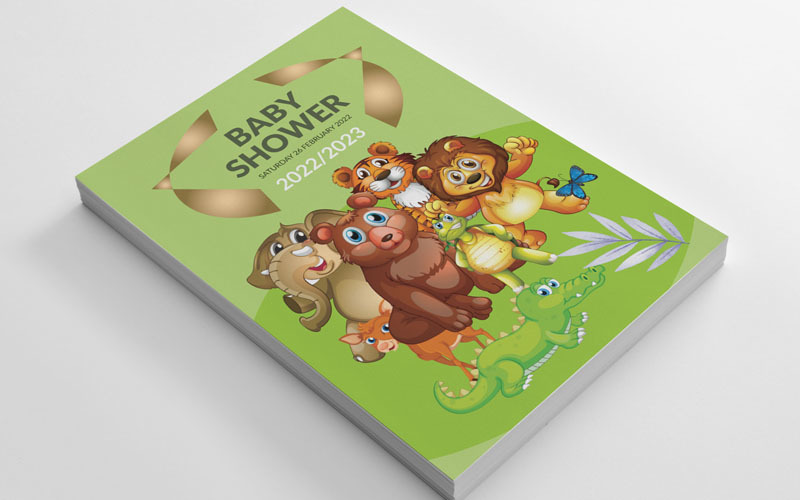 BABY SHOWR Flyer template #279476 - TemplateMonster
