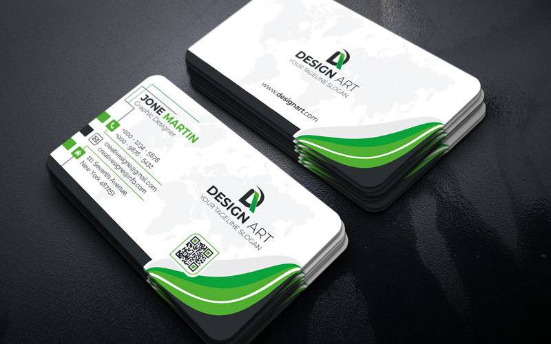 Semple Color Business Card #279472 - TemplateMonster