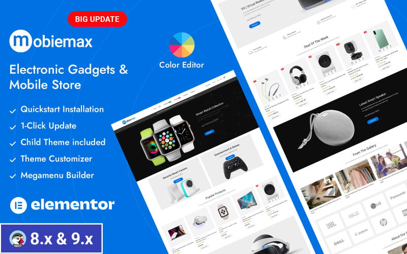 Mobiemax - Mobile, Gadgets and Electronics Store PrestaShop Responsive ...