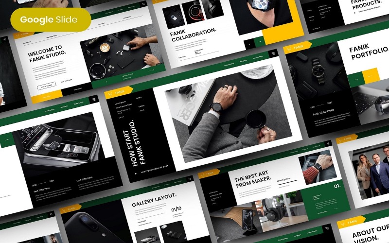 Fanik - Plantilla de PowerPoint de negocios - TemplateMonster