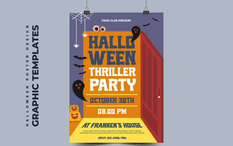 Halloween Design Templates Set V24 #280585 - TemplateMonster