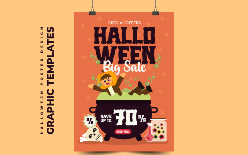 Halloween Design Templates Set V26 #280587 - TemplateMonster