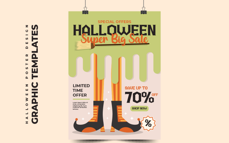 Halloween Design Templates Set V41 #280603 - TemplateMonster