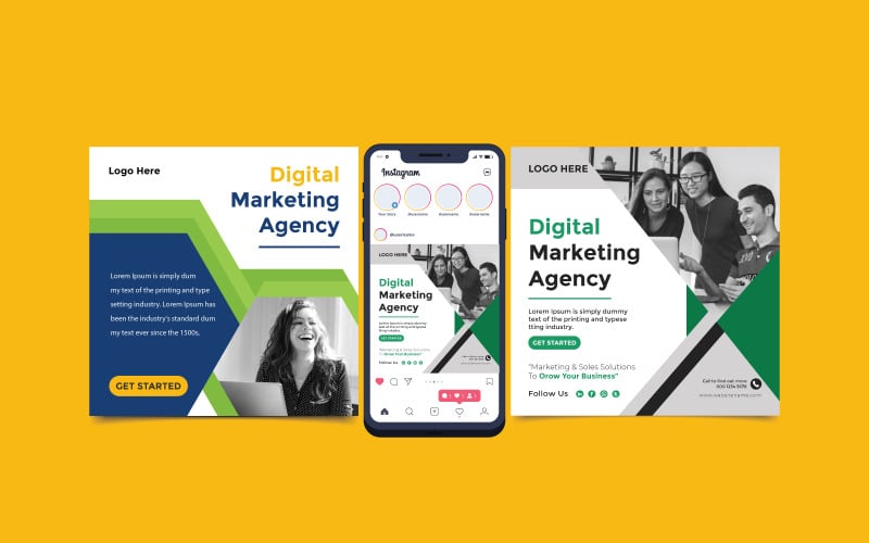 Social Media Post Design Template #280680 - TemplateMonster