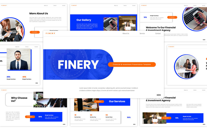 Finery - Financial & Investment PowerPoint Finery - Financial & Investment PowerPoint