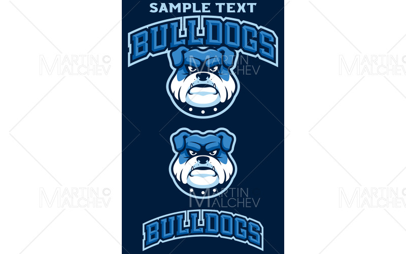 Bulldogs Team Mascot Vector Illustration - TemplateMonster