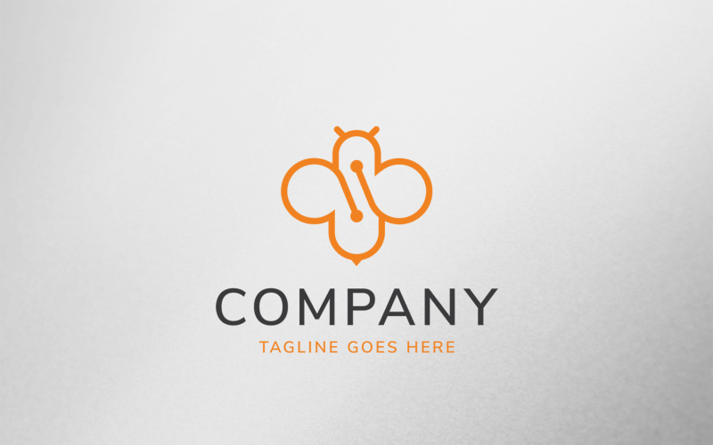 Création de modèle de logo Infinity Tech Bee