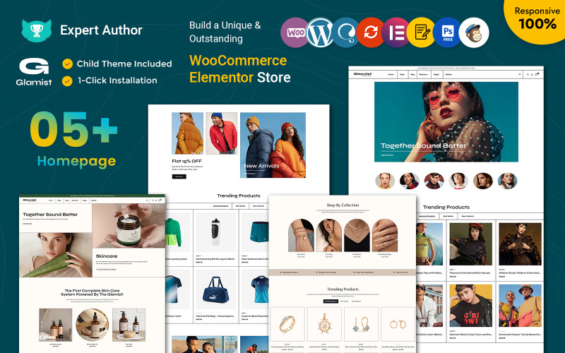 Glamist - uniwersalny motyw WordPress WooCommerce