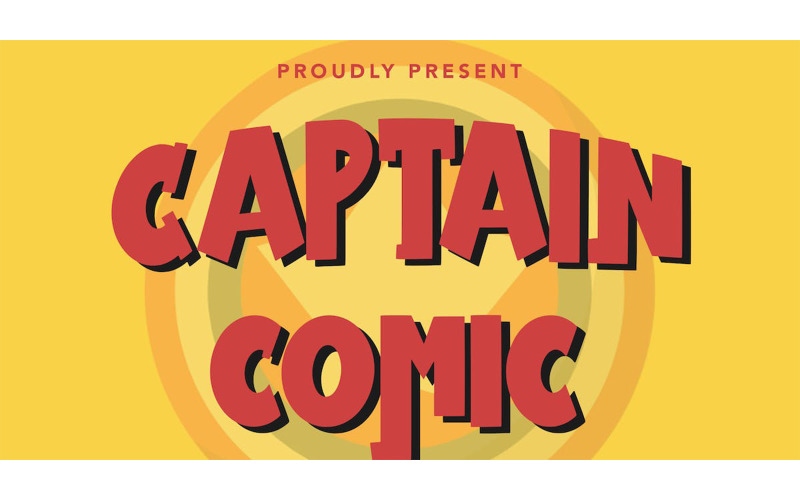 Capitán Comic Display Fuente #281922 - TemplateMonster