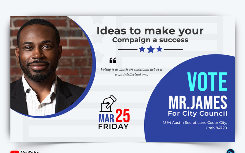 Political Campaign YouTube Thumbnail Design Template-01