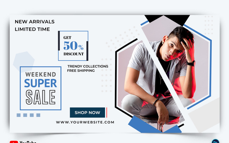 Sale Offer YouTube Thumbnail Design Template-04