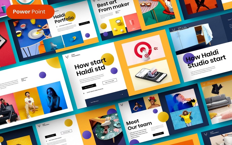 Haldi Бизнес Шаблоны презентаций Powerpoint