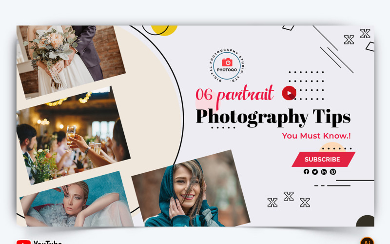 Photography YouTube Thumbnail Design -12 - TemplateMonster