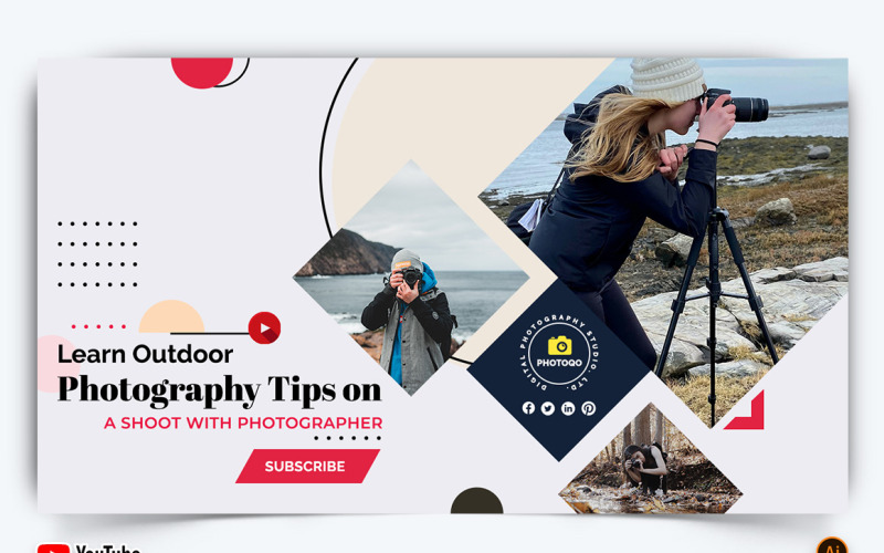 Photography YouTube Thumbnail Design -15 - TemplateMonster