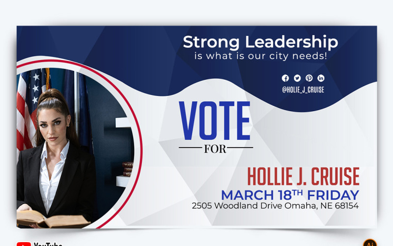Political Campaign YouTube Thumbnail Design -14