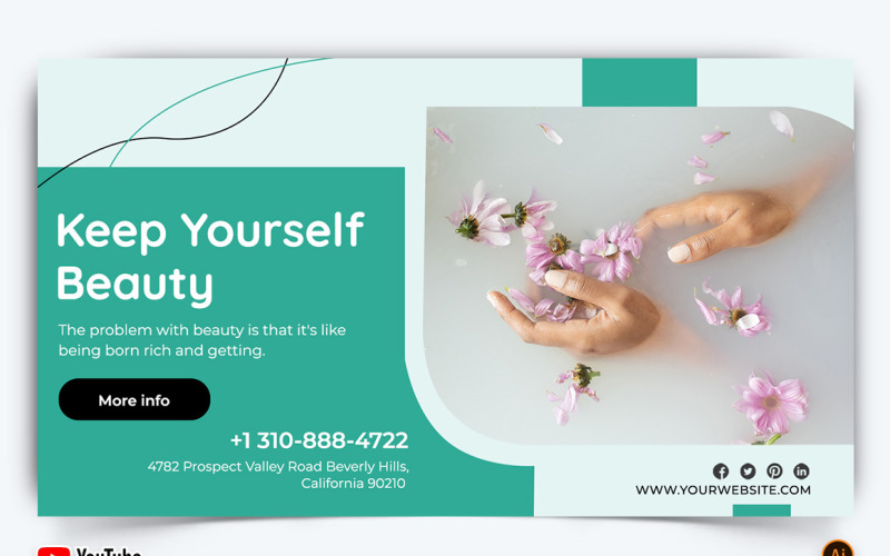 Spa and Salon YouTube Thumbnail Design -16 - TemplateMonster