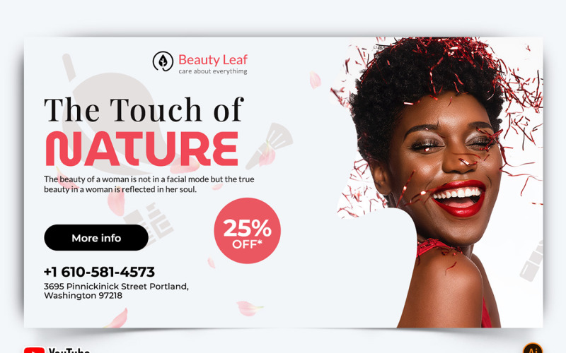Spa and Salon YouTube Thumbnail Design -19 - TemplateMonster
